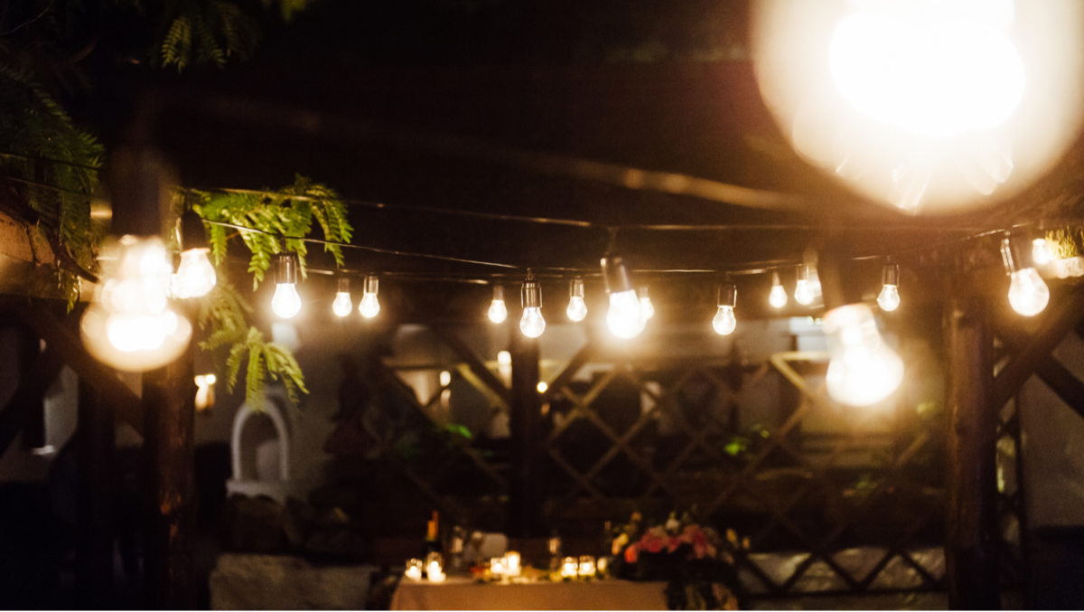 The Best Lighting Options for Your Outdoor Wedding | Chris Light Co ...